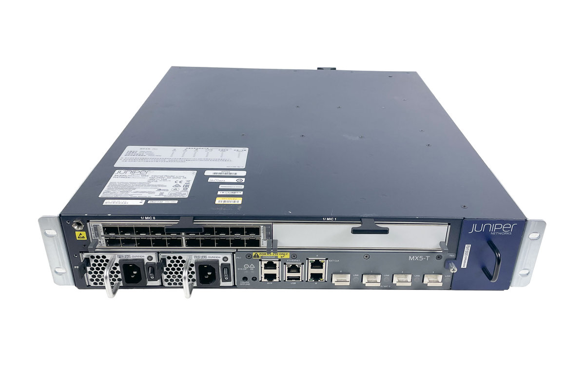Juniper MX5 Internet Router CHAS-MX5-T-S-E + MIC-3D-20GE-SFP - Juniper ...
