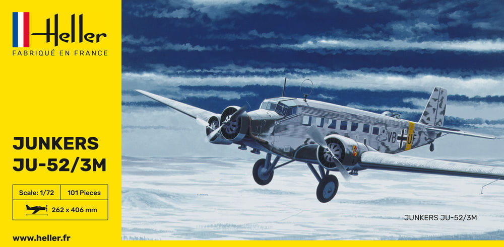 Junkers Ju-52/3M 1:72 Heller 80380 - Heller | Sklep EMPIK.COM
