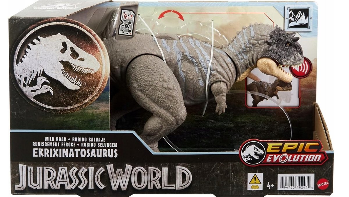 JURASSIC WORLD EPIC EVOLUTION DINOZAUR Ekrixinatosaurus z dźwiękiem ...