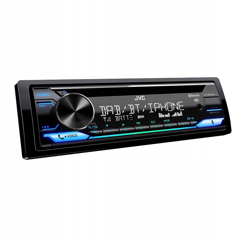 JVC KD-DB922BT Radio samochodowe CD AUX MP3 USB Bluetooth DAB - JVC | Motoryzacja EMPIK