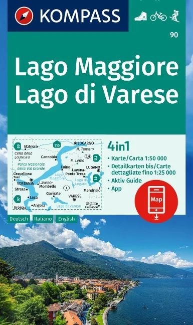 K 90 Lago Maggiore / Lago di Varese - Opracowanie zbiorowe | Książka w ...