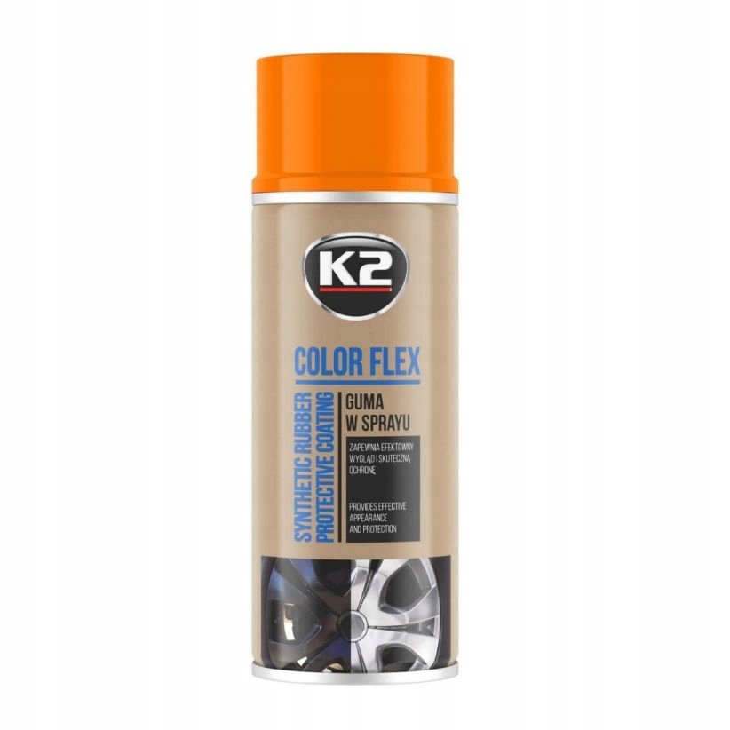 K2 COLOR FLEX GUMA W SPRAYU POMARAŃCZOWY 400ml - Inna marka ...