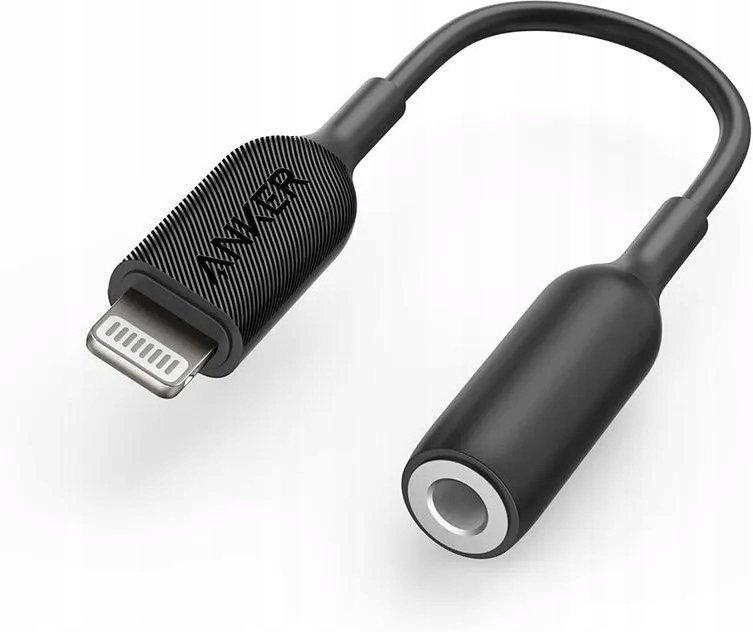 Kabel ANKER Adapter Lightning do Jack 3.5 mm, Czarny - ANKER | Sklep ...
