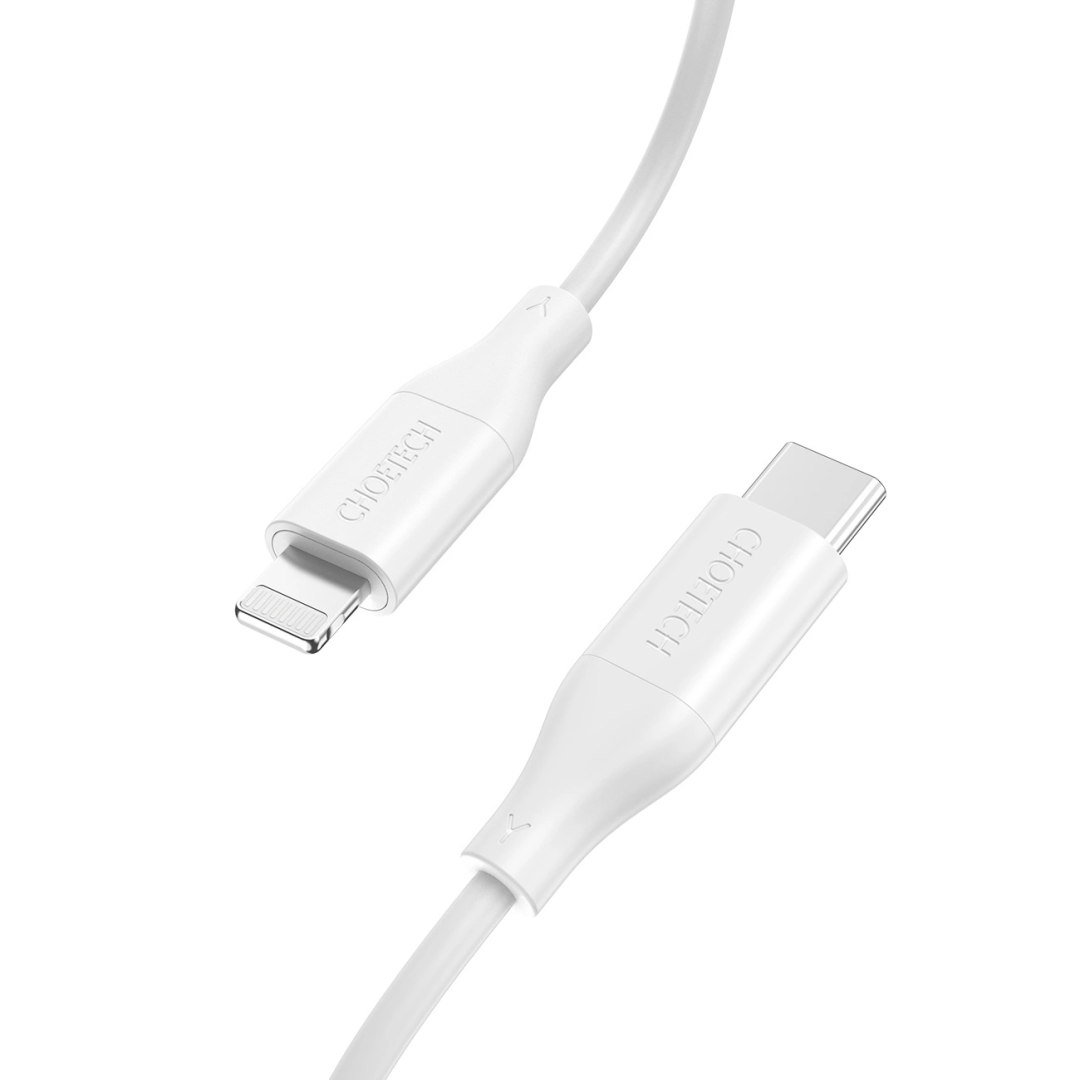 Kabel Choetech IP0040 USB-C / Lightning MFi PD 30W 1.2m - bia y - ChoeTech | Sklep EMPIK.COM