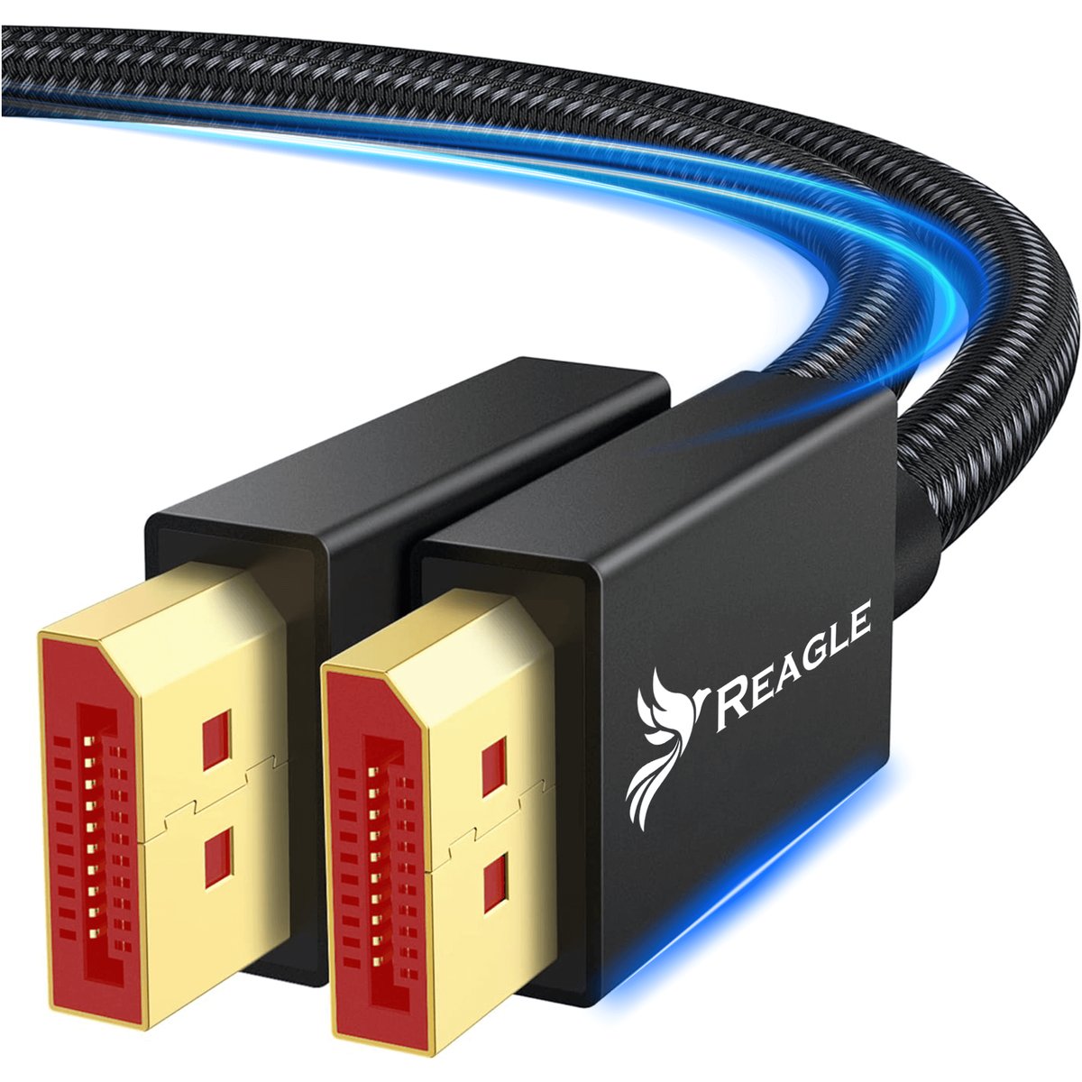 Kabel Displayport 2.1 Dp 8K 120Hz 4K 320Hz 240Hz Freesync Gsync 80Gbps ...