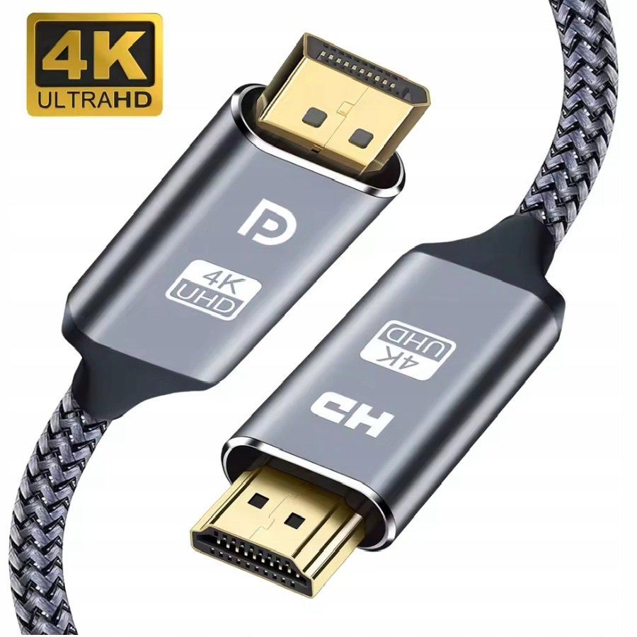 Kabel DisplayPort do HDMI 4K, 60Hz, 3m - Inna marka | Sklep EMPIK.COM