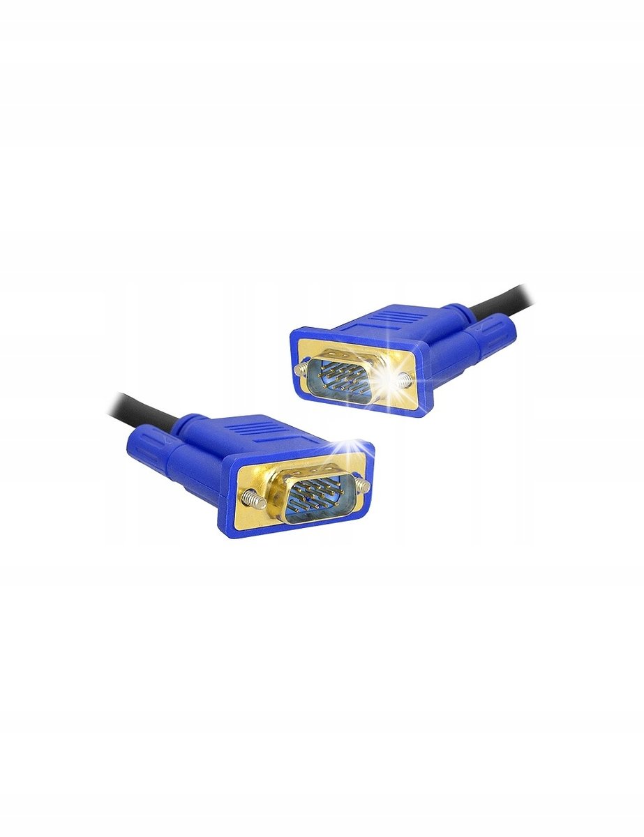 KABEL DO MONITORA LAPTOPA PC HD VGA SVGA D-SUB 15M - Inna marka | Sklep ...
