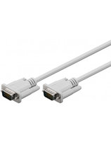 Kabel do monitora VGA, niklowany - Długość kabla 3 m - Goobay | Sklep ...