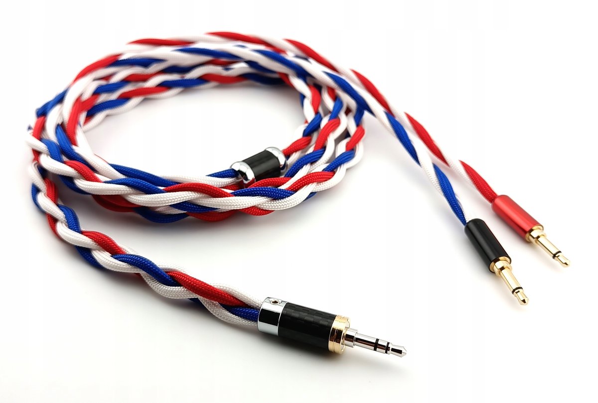 Kabel do słuchawek FOCAL RADIANCE ręcznie wykonany warianty, wtyk 3,5mm ...