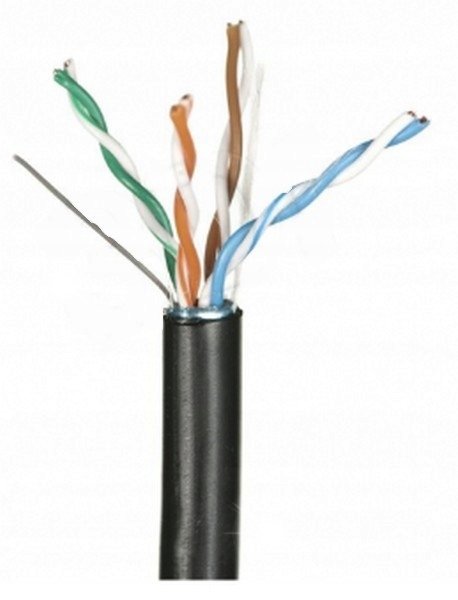 Kabel FTP kat 5E drut 24AWG PE ROHS 10m zewnętrzny - Inna marka | Sklep ...