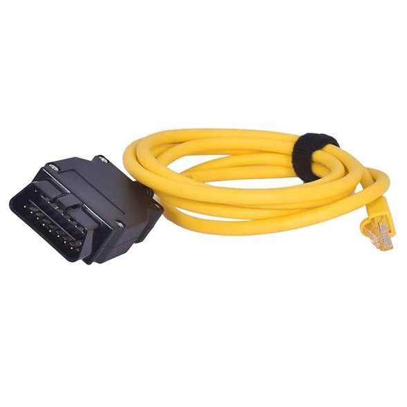 KABEL INTERFEJS ENET RJ45 DoIP BMW VOLVO VAG JAGUAR MERCEDES PUR 26AWG ...
