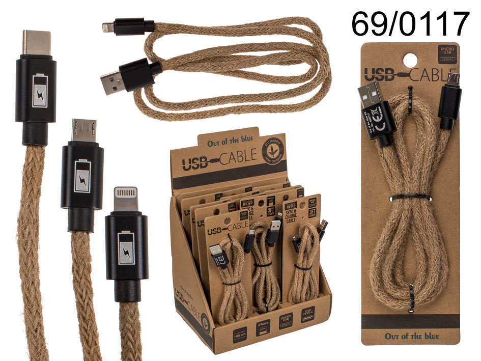 Kabel iPhone, Micro USB, Typ C - Inny producent | Sklep EMPIK.COM