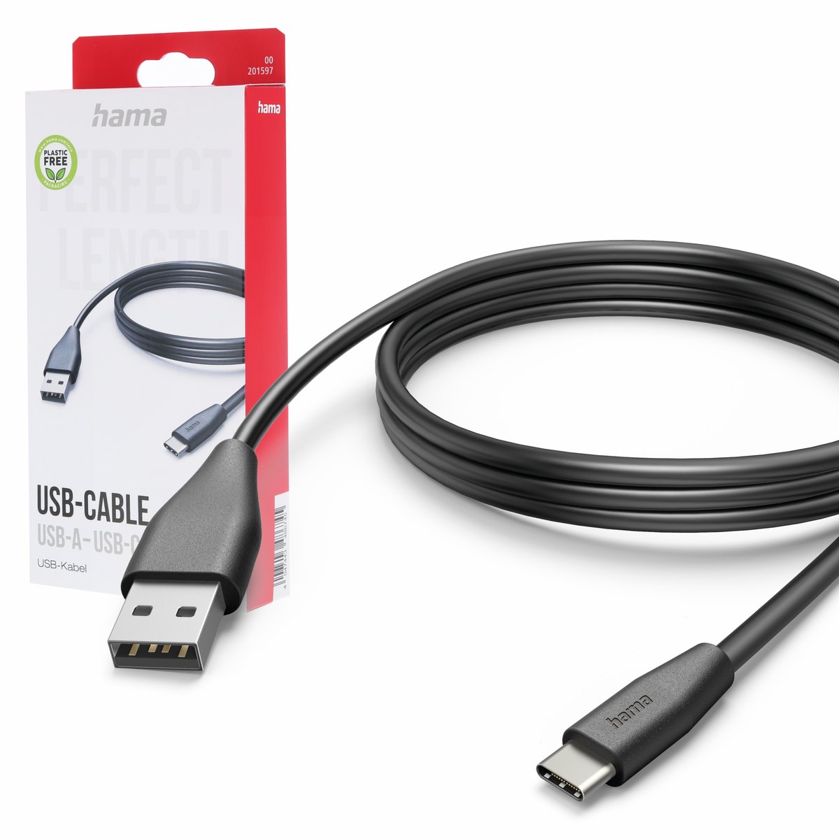Kabel ładujący / data Hama USB-C 3 m czarny - Hama | Sklep EMPIK.COM