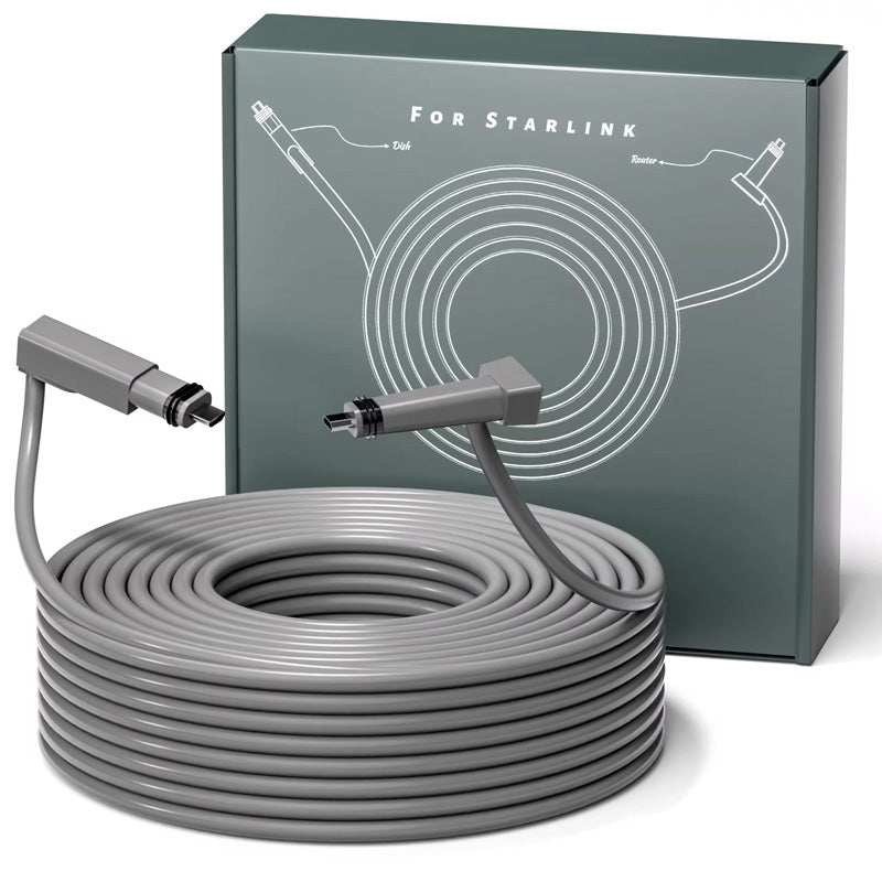 Kabel Przewód Dishy Do Starlink Standart V2 / Gen2 75ft (23m) Cat 5e ...