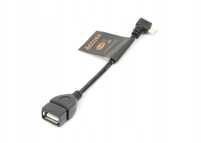 Kabel przewód OTG micro USB 0.11m Accura Premium - Accura | Sklep EMPIK.COM