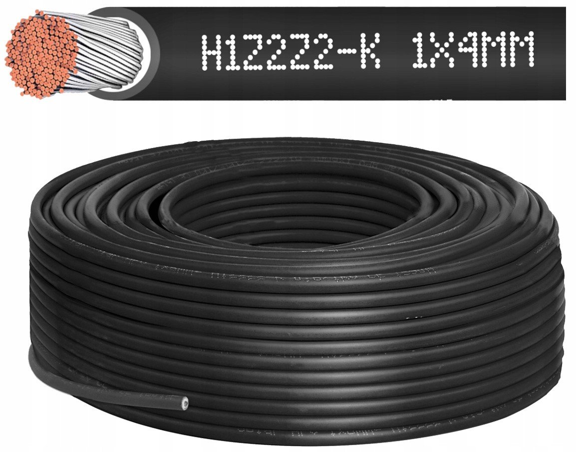 Kabel Przewód Solarny H1Z2Z2-K Mc4 Czarny 4Mm2 - BISTI | Sklep EMPIK.COM