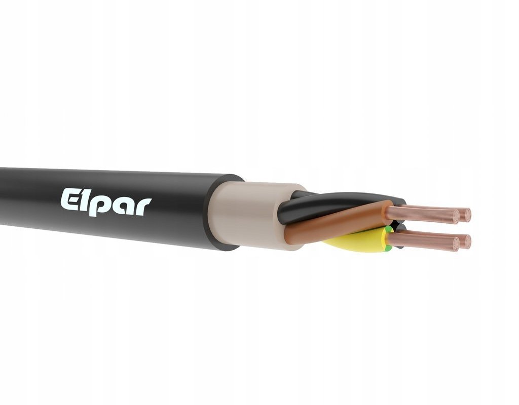 KABEL PRZEWÓD ZIEMNY MIEDZIANY YKXS 4x25mm2 0,6/1kV 1m NS - ELPAR ...