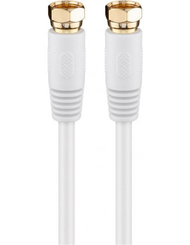 Kabel przyłączeniowy SAT (80 dB), podwójne ekranowanie - Długość kabla ...