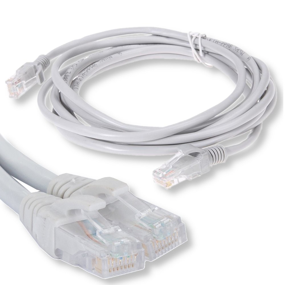 Kabel sieciowy 2m CAT 5 5e skrętka przewód internetowy RJ45 ethernet ...