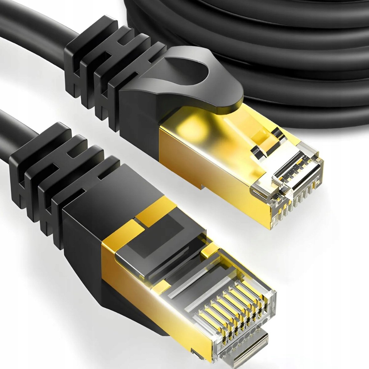 KABEL SIECIOWY LAN RJ45 CAT 6A PRZEWÓD INTERNETOWY UTP ROUTER SKRĘTKA ...