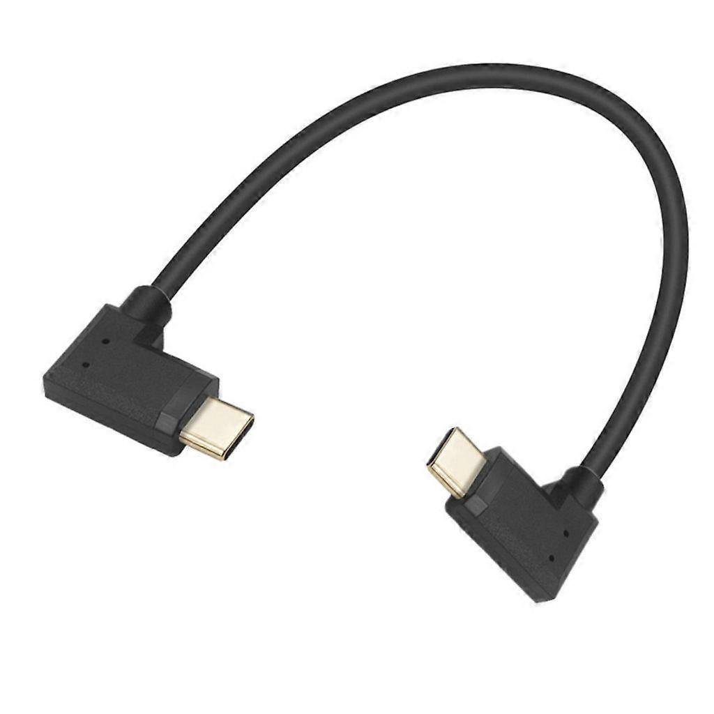 Kabel typu C-C, kątowy 90 stopni, wtyk męski do męskiego, szybki ...
