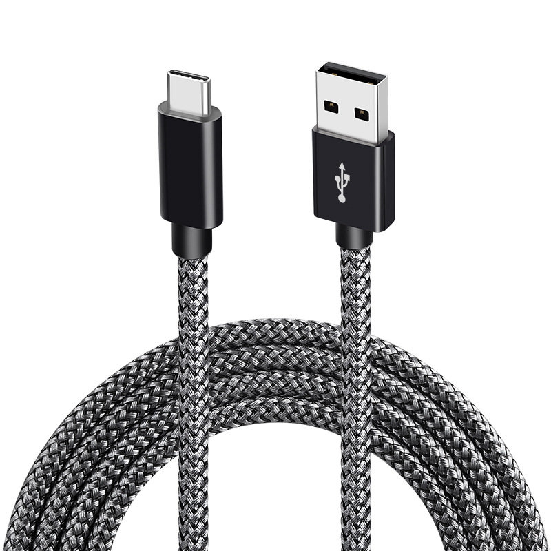 Kabel USB 2.0 do USB-C 3A do szybkiego ładowania Black 2 m - INF ...