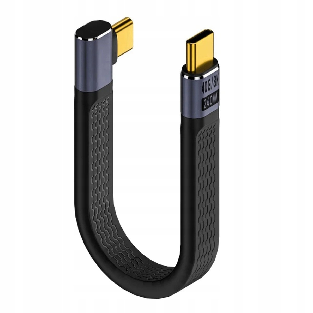 Kabel USB-C USB-C 40GB 240W 8K krótki, mocny, przewód do telefonu ...
