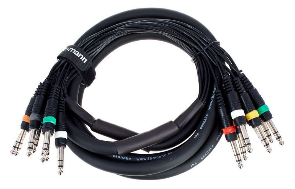 Kabel wieloparowy multicore Jack 6,3 mm stereo 3 m the sssnake - Inny ...