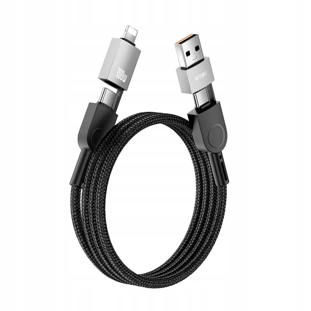 Kabel WIWU USB typ C - Apple Lightning 1,2 m czarny - Wiwu | Sklep EMPIK.COM