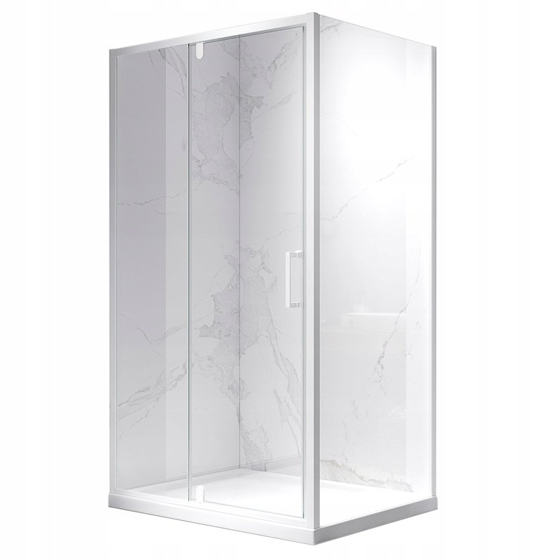 KABINA PRYSZNICOWA PROSTOKĄTNA KZ07A BIAŁA 100x90 CM - Hydrosan | Sklep EMPIK.COM