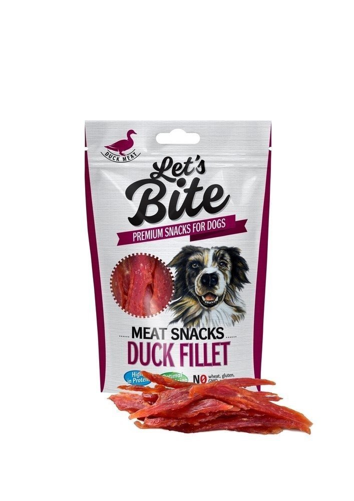 Kaczka BRIT Let’s Bite Meat Snacks Duck Fillet, 80 g - Brit | Sklep EMPIK.COM