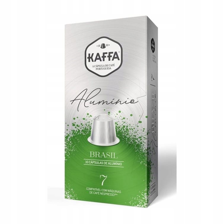 Kaffa Coffee Brasil Aluminum compatible with Nespresso - 10 capsules ...
