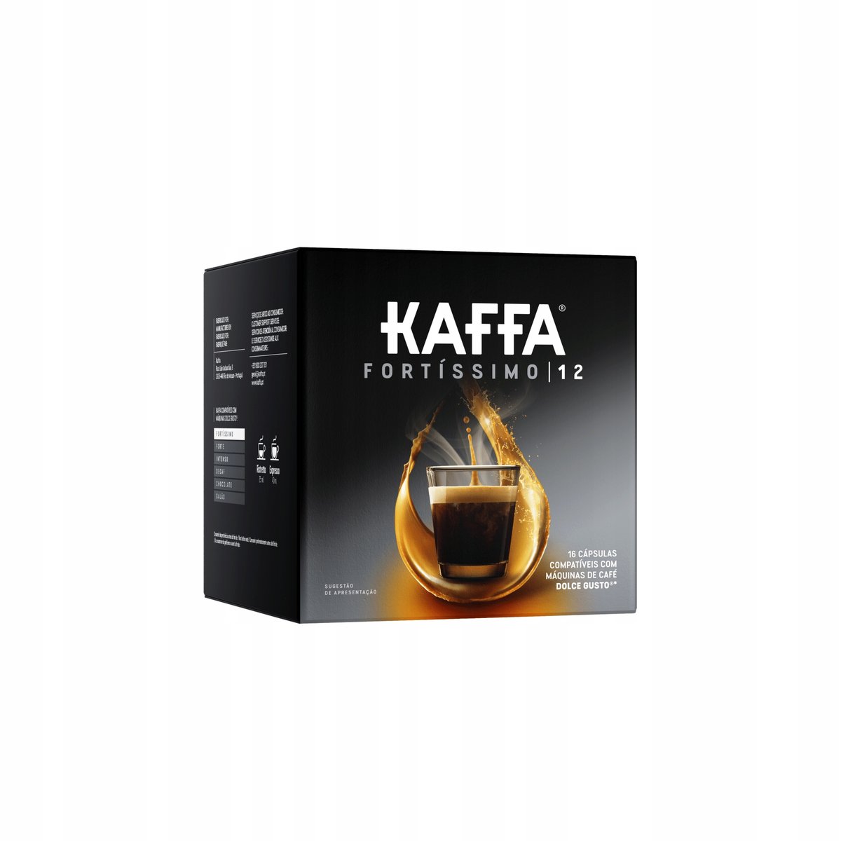 Kaffa Coffee Fortissimo capsules compatible with Dolce Gusto - 16 ...
