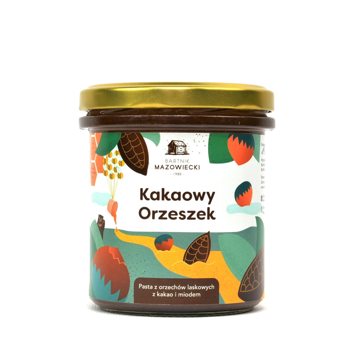 Kakaowy orzeszek - pasta orzechowa / krem czekoladowy / Bartnik Mazowiecki - Inna marka | Sklep ...