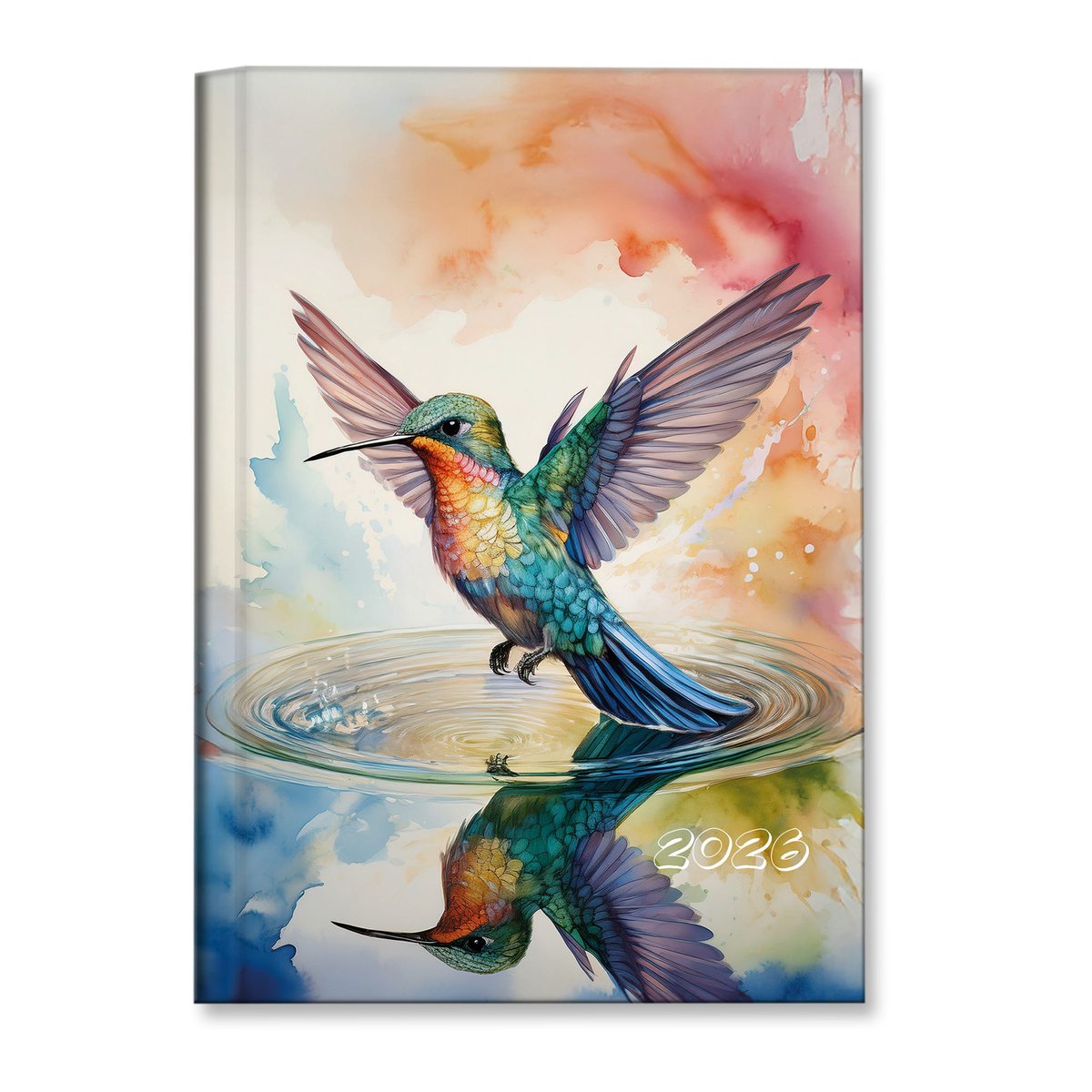 Kalendarz 2026 B6 dzienny sobota niedziela razem Soft Touch KOLIBER - EV-COLORS | Sklep EMPIK.COM