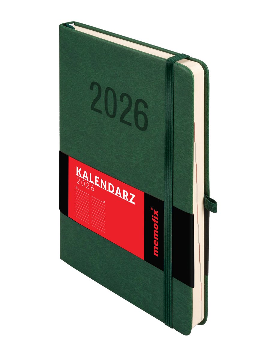 KALENDARZ 2026 MEMOFIX A5 DNS ZIELONY - Antra | Sklep EMPIK.COM
