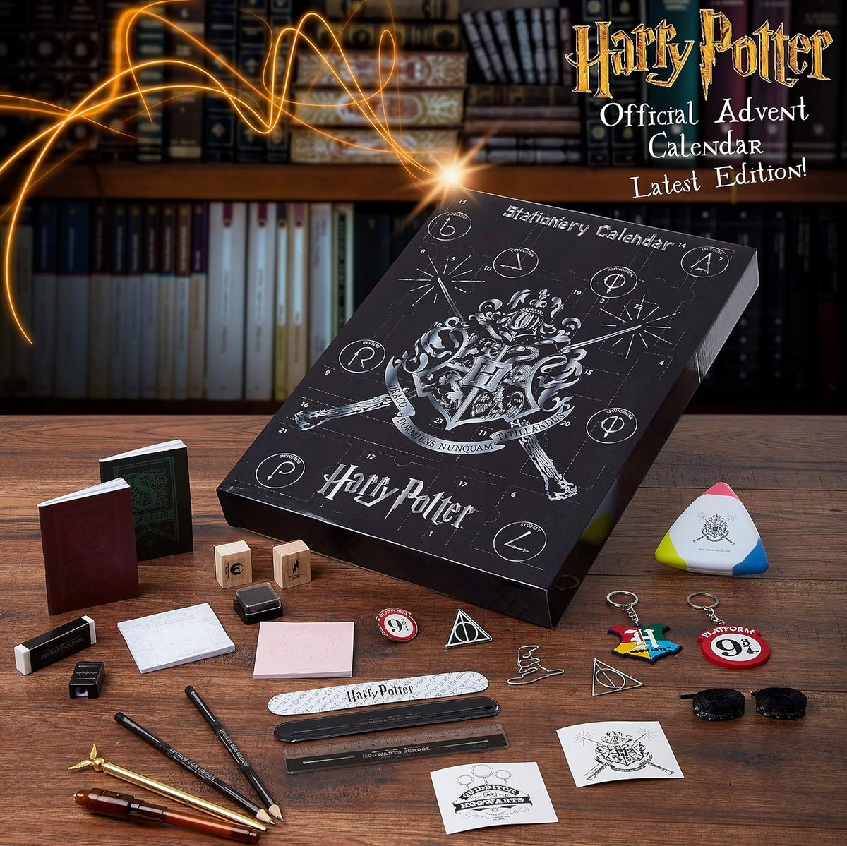 KALENDARZ ADWENTOWY HARRY POTTER 2025 AKCESORIA PREZENT DLA DZIECI ...