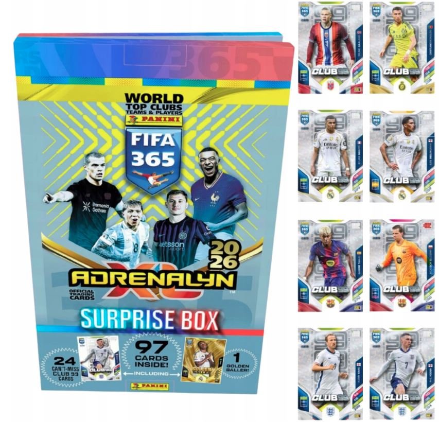 KALENDARZ ADWENTOWY PANINI FIFA 365 2026 - SURPRISE BOX prezent MIKOŁAJKI - Inna marka | Sklep ...