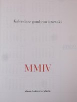 Kalendarz gombrowiczowski MMIV - Opracowanie zbiorowe | Książka w Empik