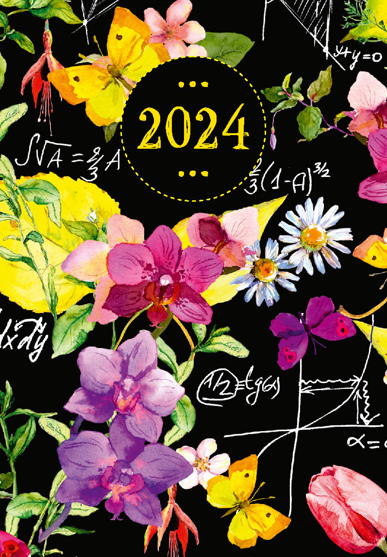 Kalendarz książkowy 2024 A7 Wokół Nas PCV bezbarwny mix wzorów - Wokół nas | Sklep EMPIK.COM