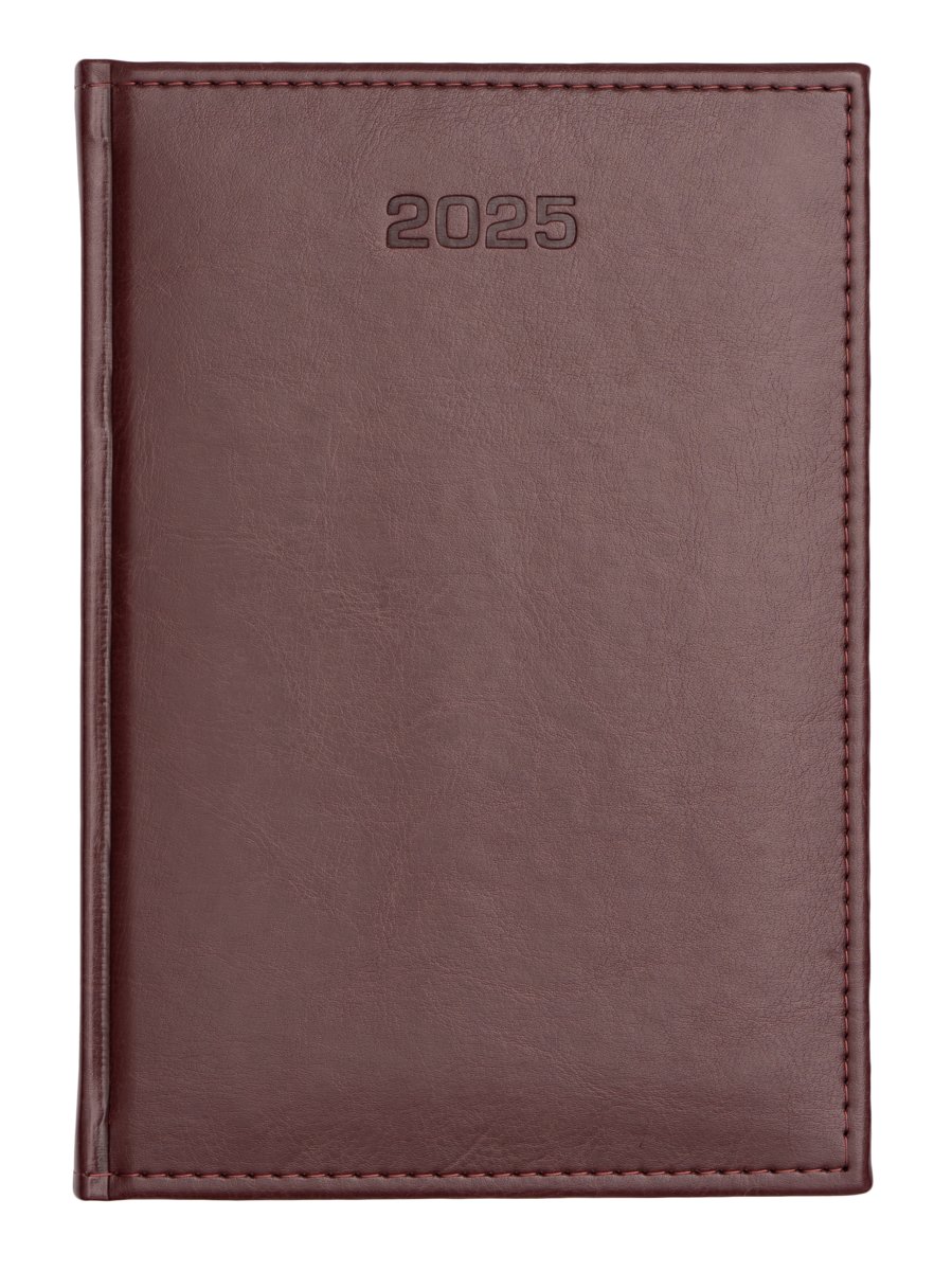 Kalendarz książkowy 2025 tygodniowy A5 Dazar BORDO - Dazar | Sklep ...