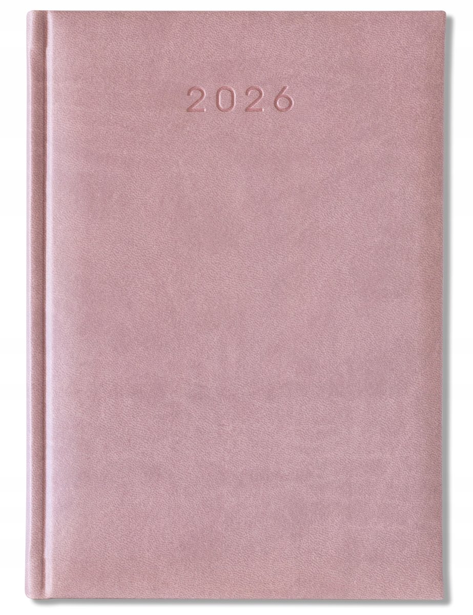 Kalendarz Książkowy 2026 Dzienny A4 Brudny Róż Tury Planer Duży Terminarz - Inna marka | Sklep ...