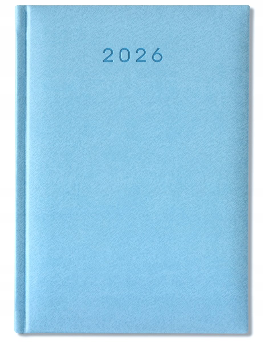 Kalendarz Książkowy 2026 Dzienny A4 Jasny Błękit Tury Planer Duży Terminarz - Inna marka | Sklep ...
