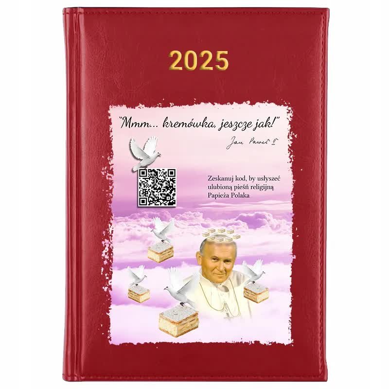 Kalendarz Książkowy A5 2025 MMM KREMÓWKA Terminarz Wzory - Inna marka ...