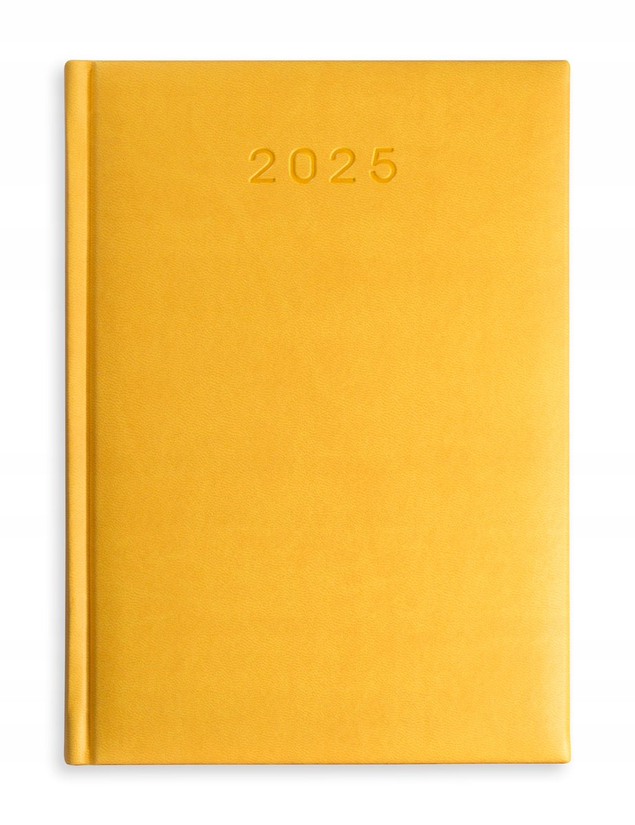 KALENDARZ książkowy B5 terminarz DZIENNY 2025 ŻÓŁTY Tury planer - Scriba | Sklep EMPIK.COM