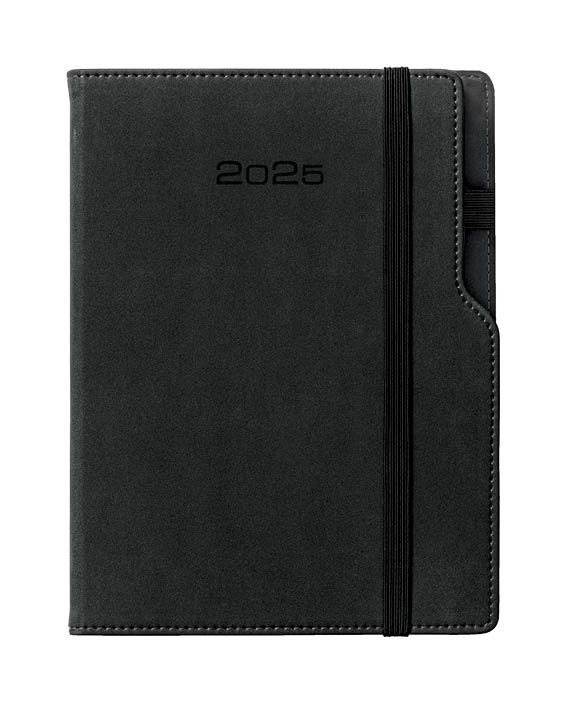 Kalendarz książkowy dzienny a5 czarny 2025 - Jotan | Sklep EMPIK.COM