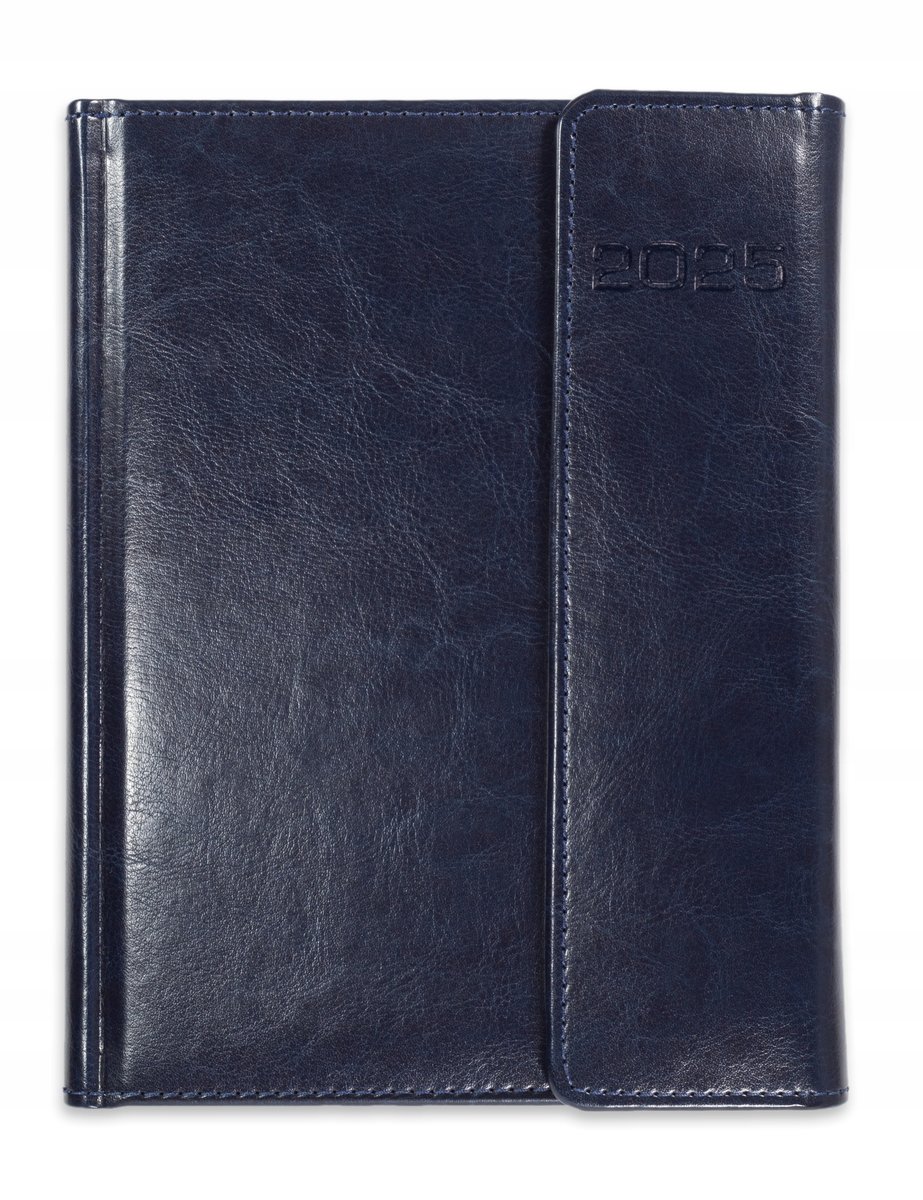 KALENDARZ książkowy zapinany 2025 terminarz DZIENNY B5 GRANATOWY Sydney - Inna marka | Sklep ...