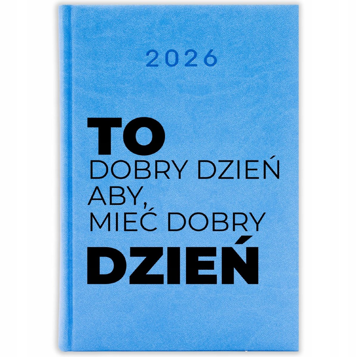 KALENDARZ NIEBIESKI 2026 A5 TERMINARZ PLANER | PREZENT DOBRY DZIEŃ MIX ...