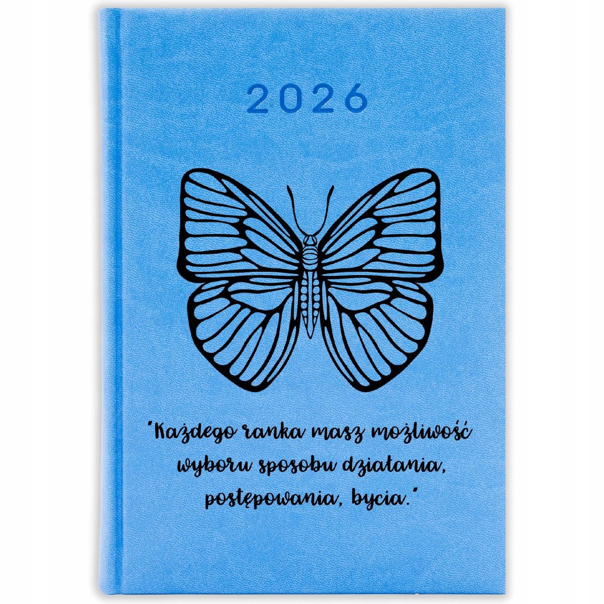 KALENDARZ NIEBIESKI 2026 A5 TERMINARZ PLANER | PREZENT KAŻDY RANEK MIX ...