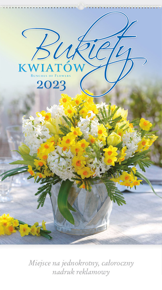 Kalendarz ścienny 2023, Bukiety kwiatów - Lucrum | Sklep EMPIK.COM
